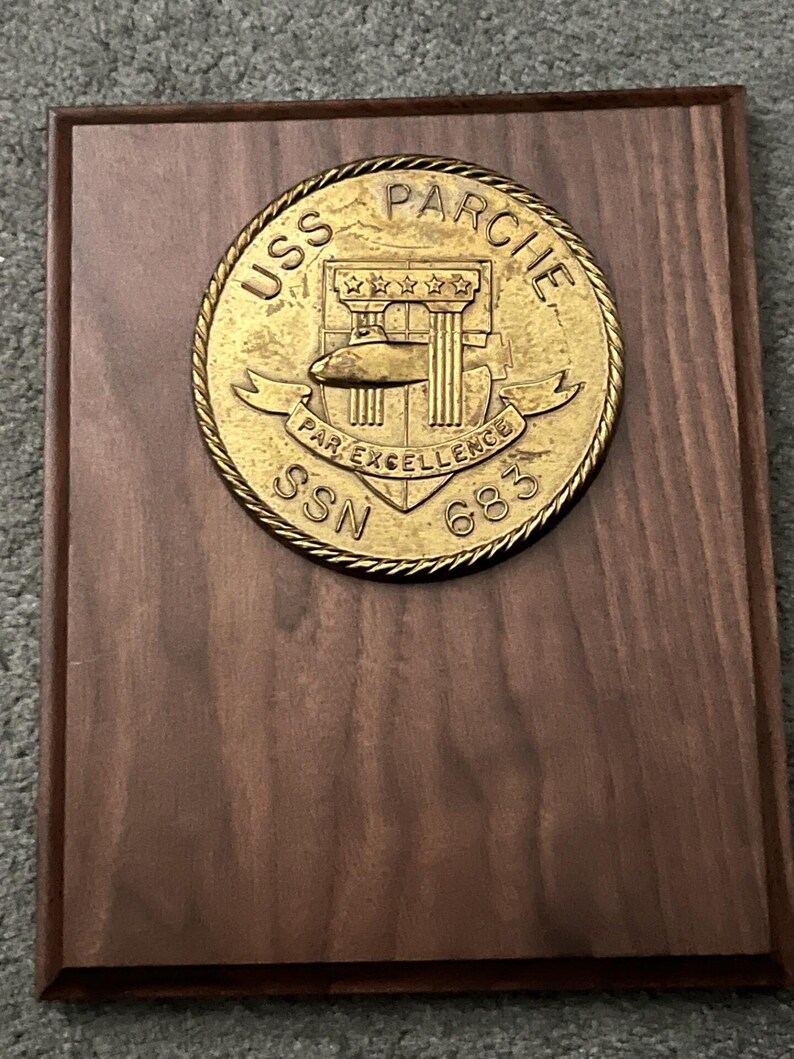 USS Parche Submarine SSN 683 Brass Plaque - Etsy
