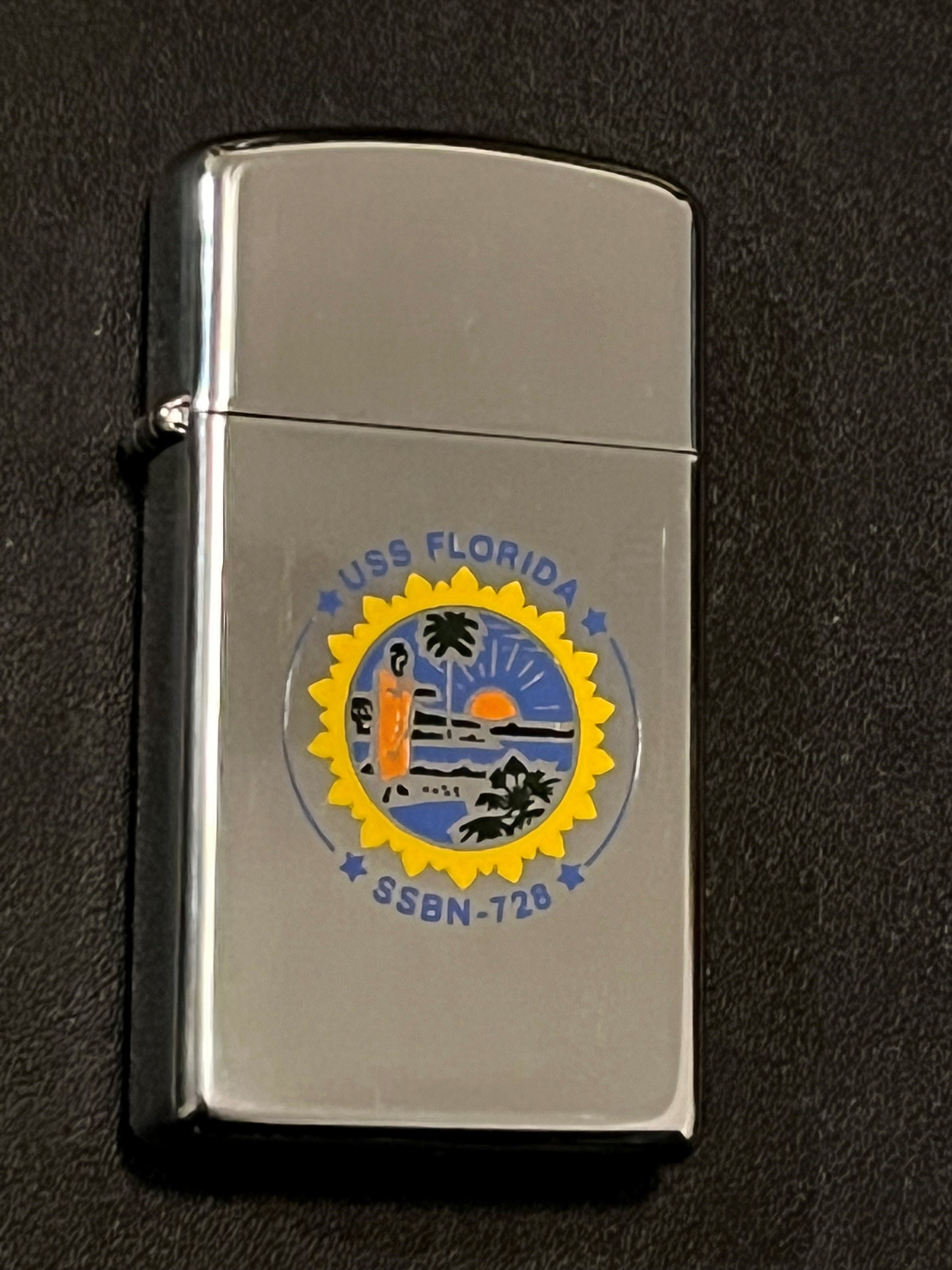 NOS USS Florida Submarine SSBN 728 Zippo Slim Lighter 1981 - Etsy