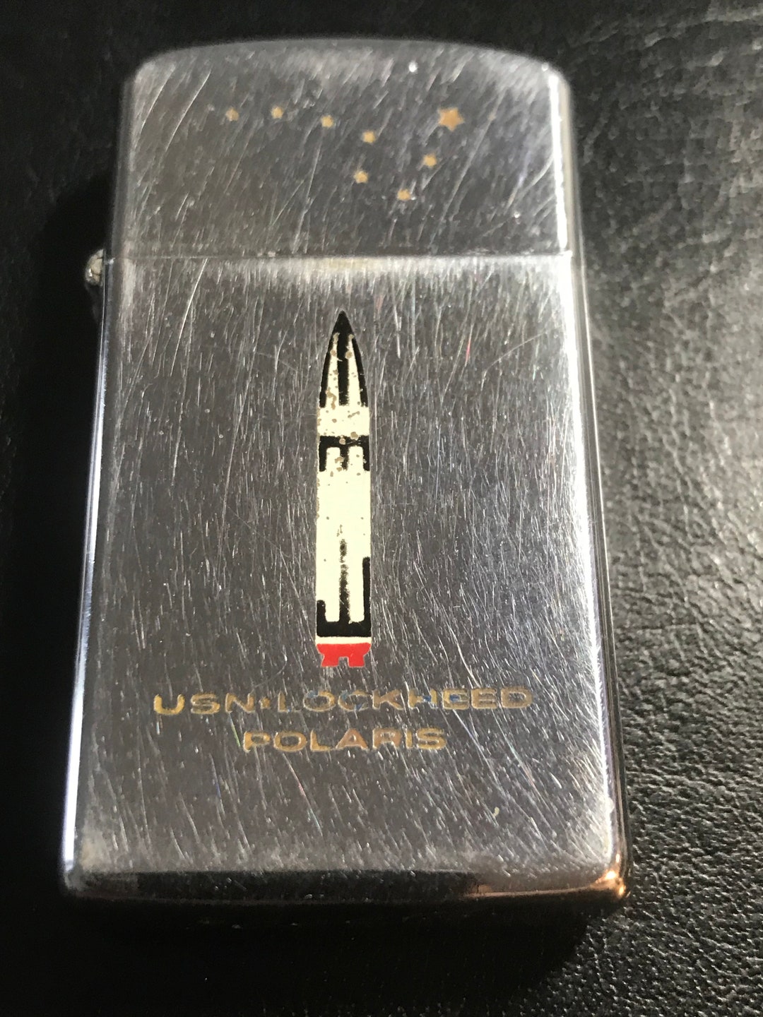 Lockheed Polaris Development Program Navy Submarine Zippo Slim Lighter ...