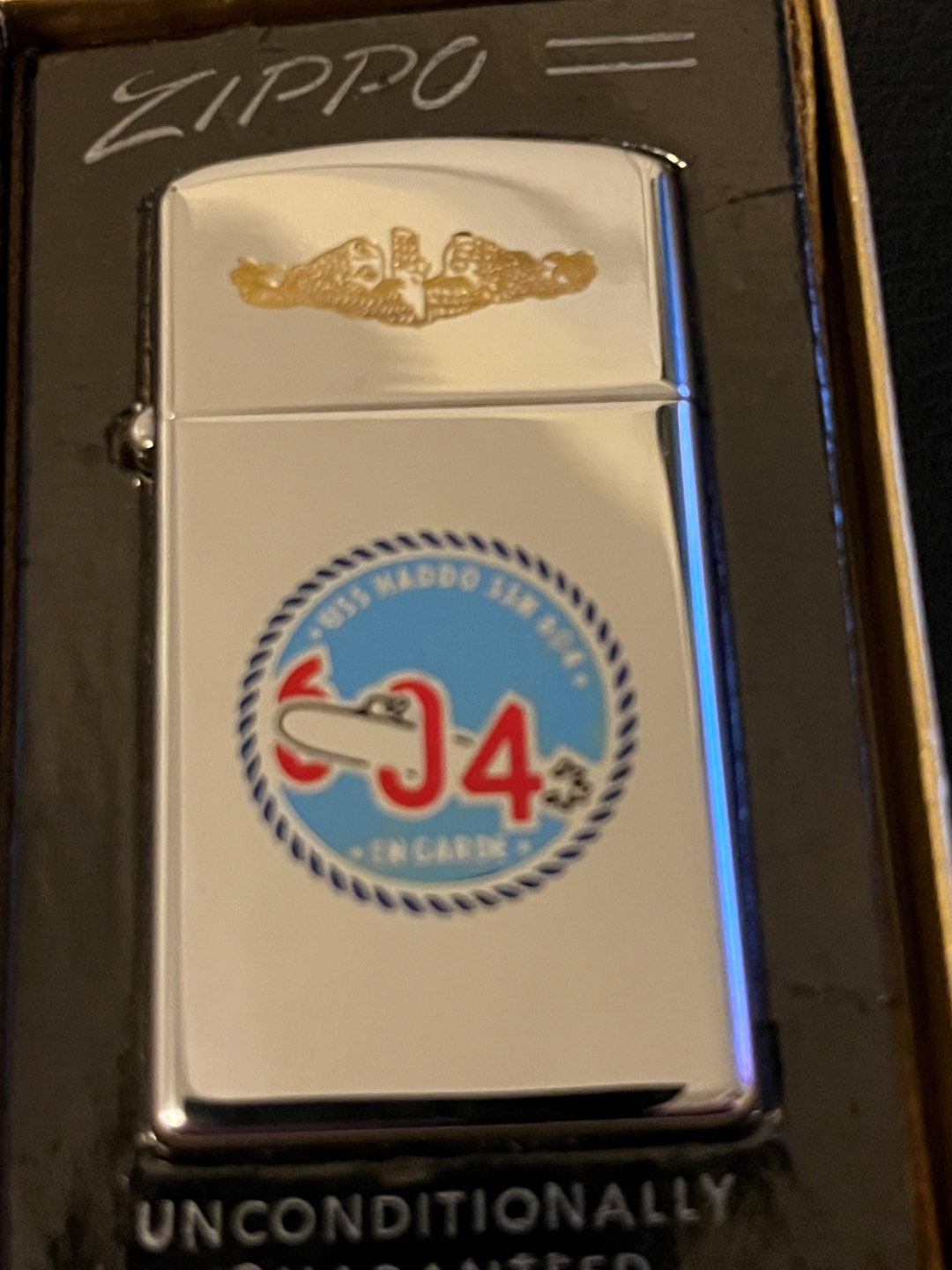 NOS USS Haddo Submarine SSN 604 Zippo Slim Lighter 1966 New - Etsy NOS USS Haddo Submarine SSN 604 Zippo Slim Lighter 1966 New - Etsy