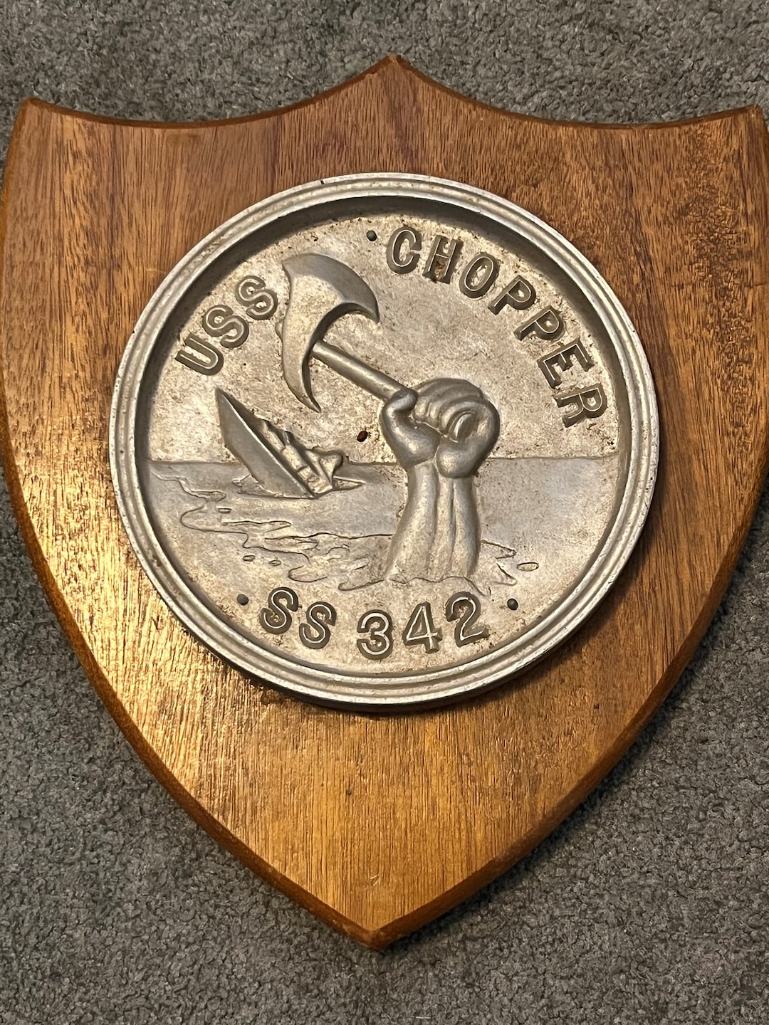 USS Chopper Submarine SS 342 Aluminum Plaque - Etsy