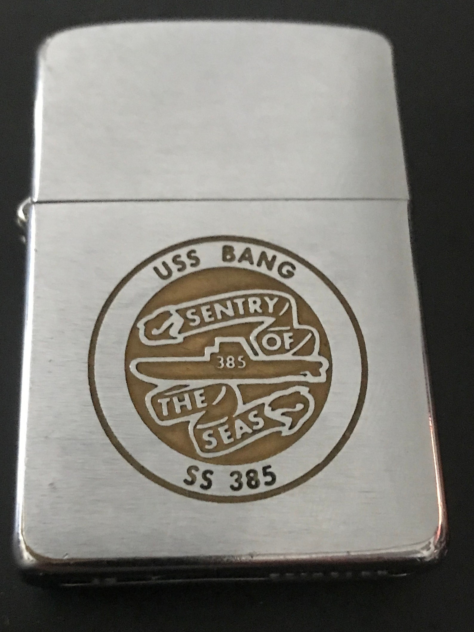 USS Bang Submarine SS 385 Zippo Full Size Lighter Used 1960 - Etsy