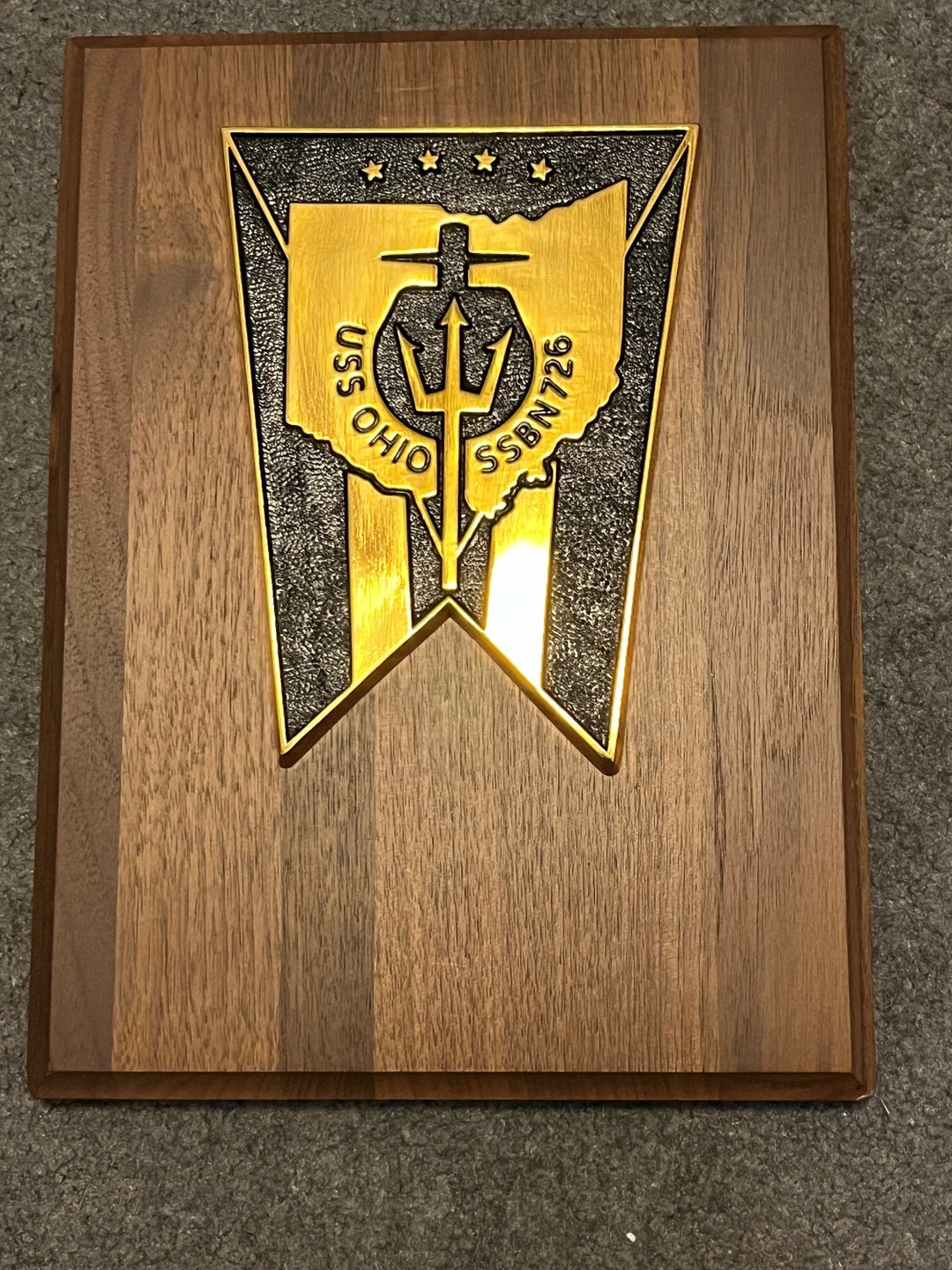 USS Ohio Submarine SSBN 726 Metal Plaque - New in Box - Etsy