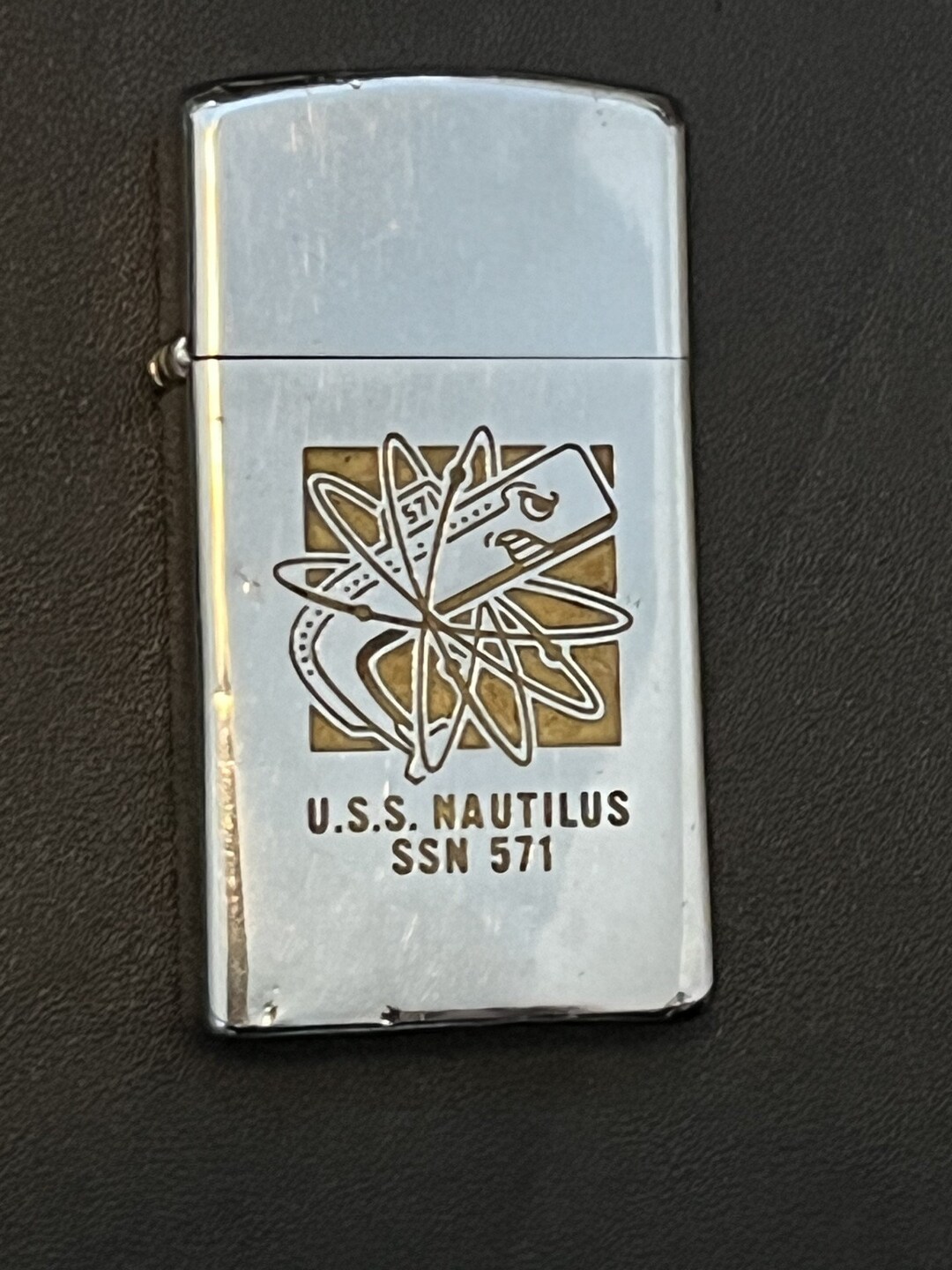 USS Nautilus Submarine SSN 571 Zippo Slim Lighter - 1975 Used - Etsy