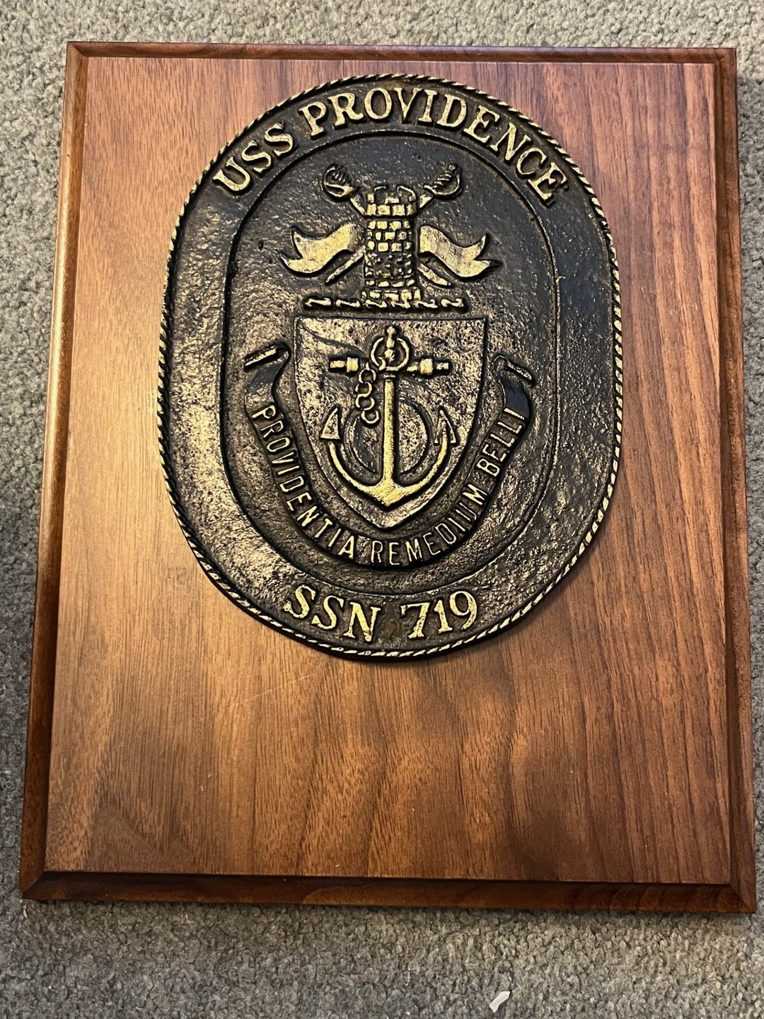 USS Providence Submarine SSN 719 Brass Plaque - Etsy