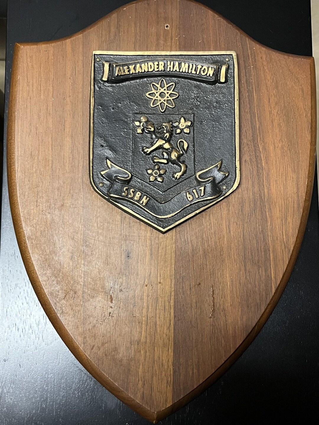 USS Alexander Hamilton Submarine SSBN 617 Brass Plaque - Etsy