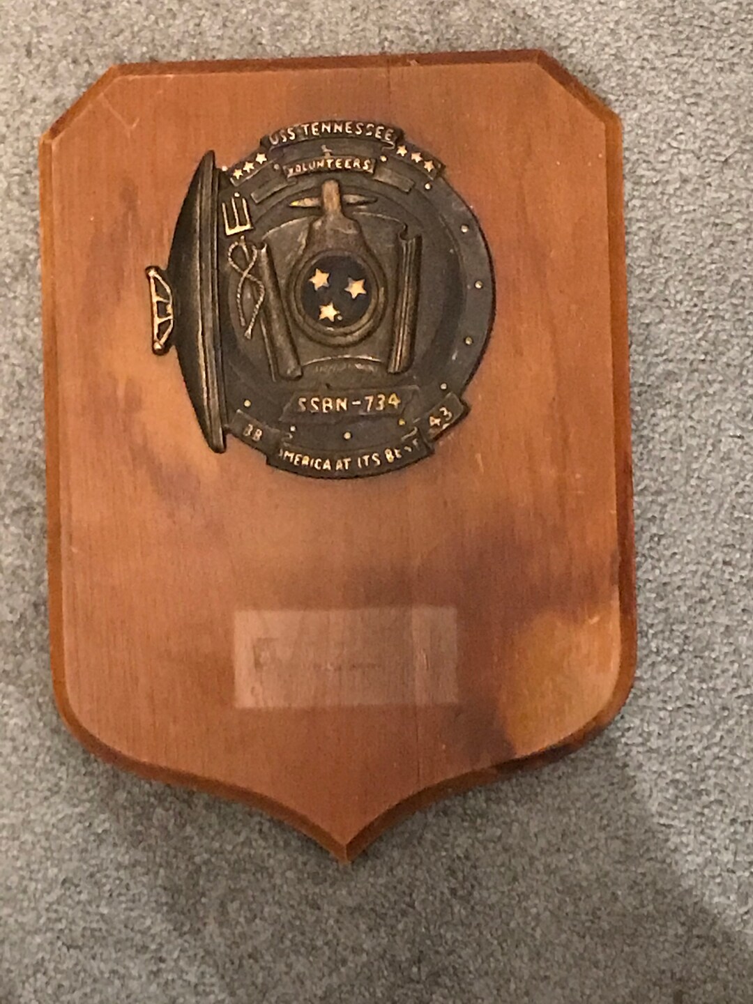 USS Tennessee Submarine SSBN 734 Resin Plaque - Etsy USS Tennessee Submarine SSBN 734 Resin Plaque - Etsy