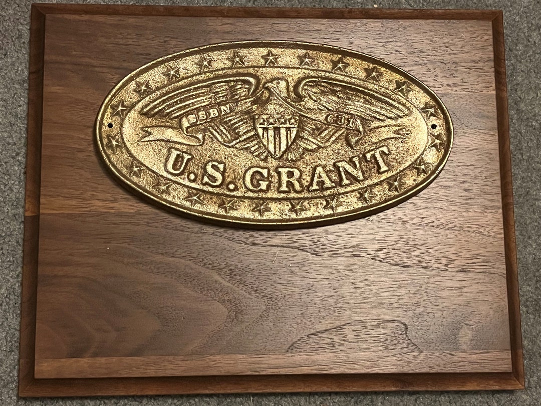 USS Ulysses S Grant Submarine SSBN 631 Brass Plaque - Etsy