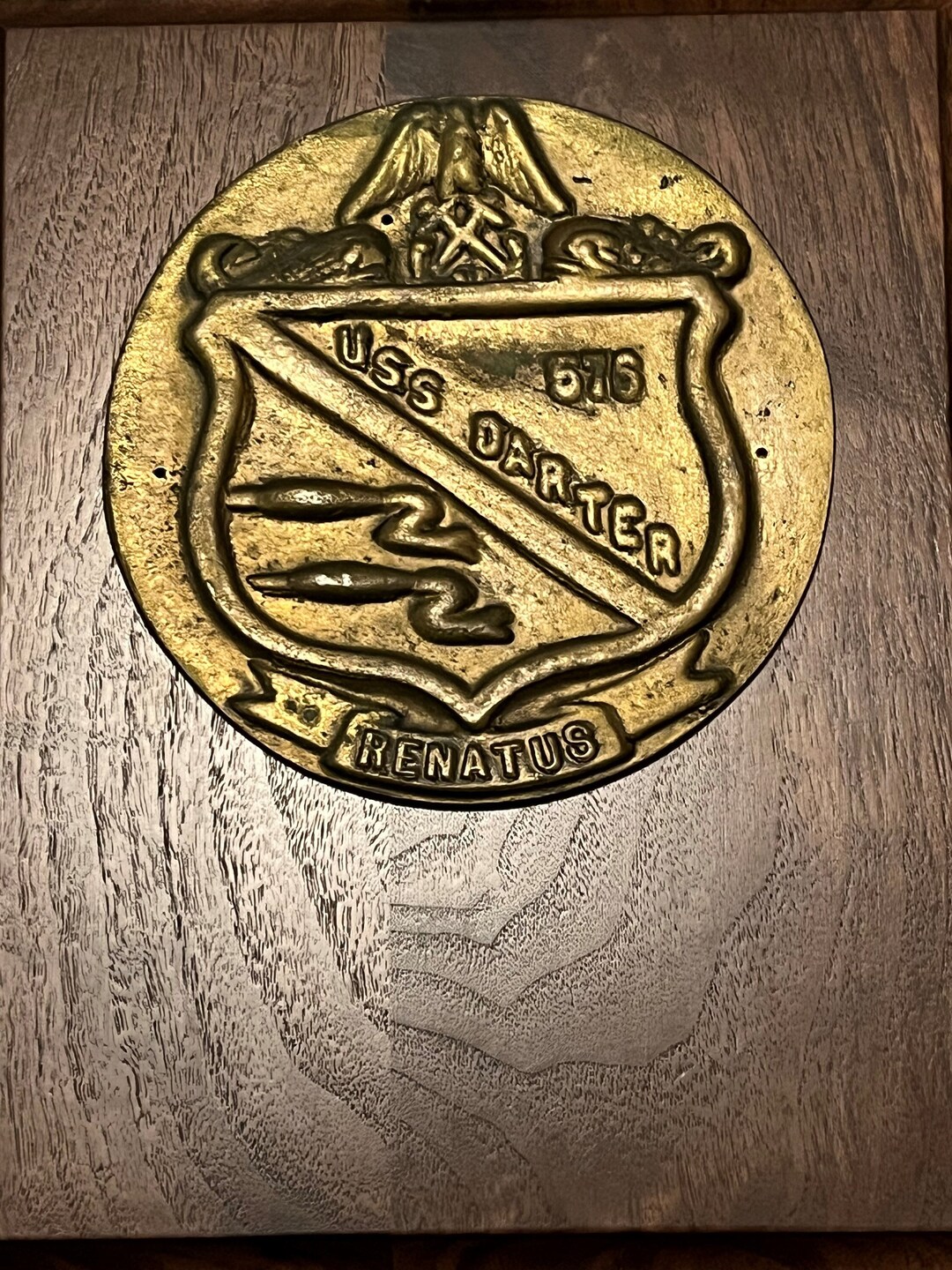 USS Darter Submarine SS 576 Brass Plaque - Etsy