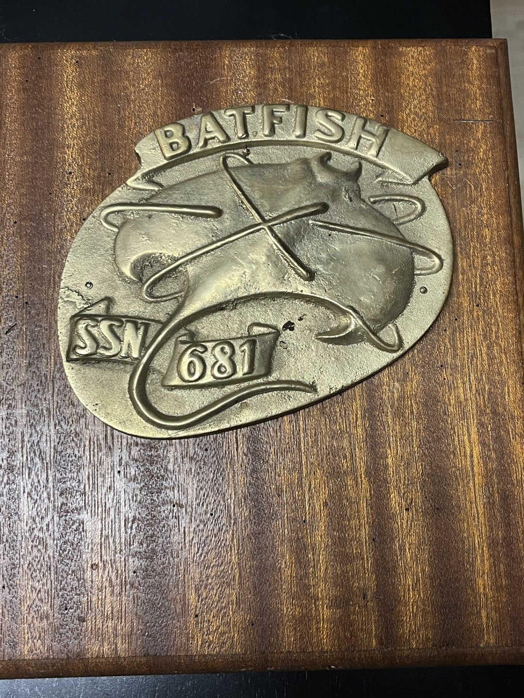 USS Batfish Submarine SSN 681 Brass Plaque - Etsy