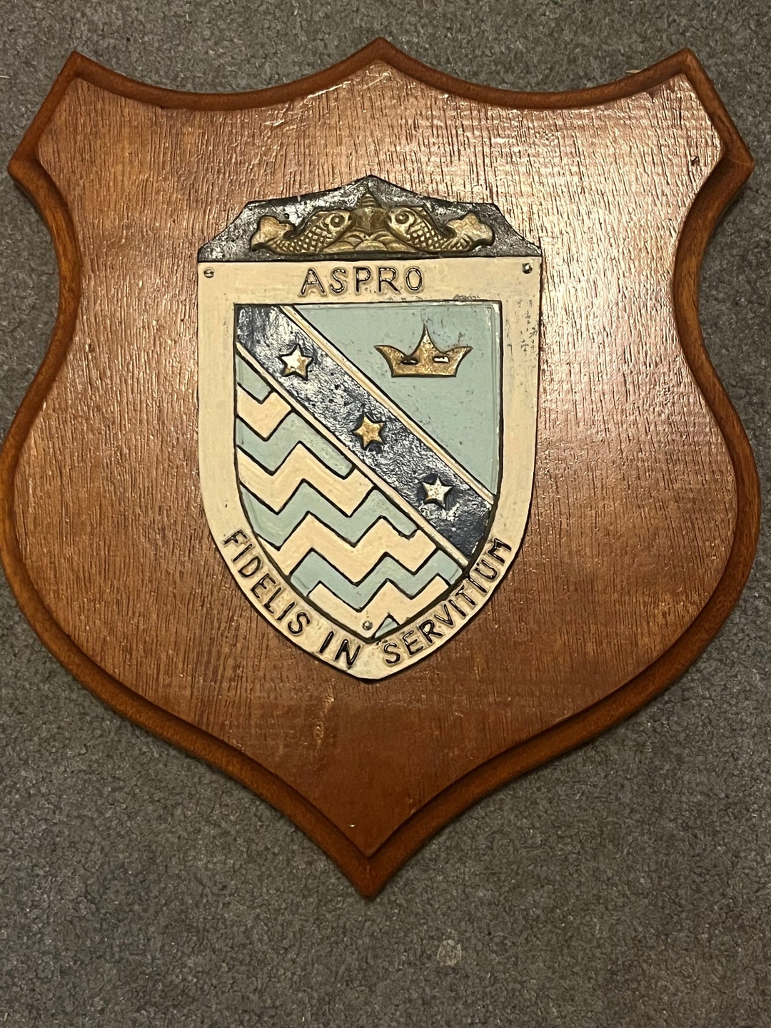 USS Aspro Submarine SS 309 Cast Aluminum Hand Painted Plaque - Etsy