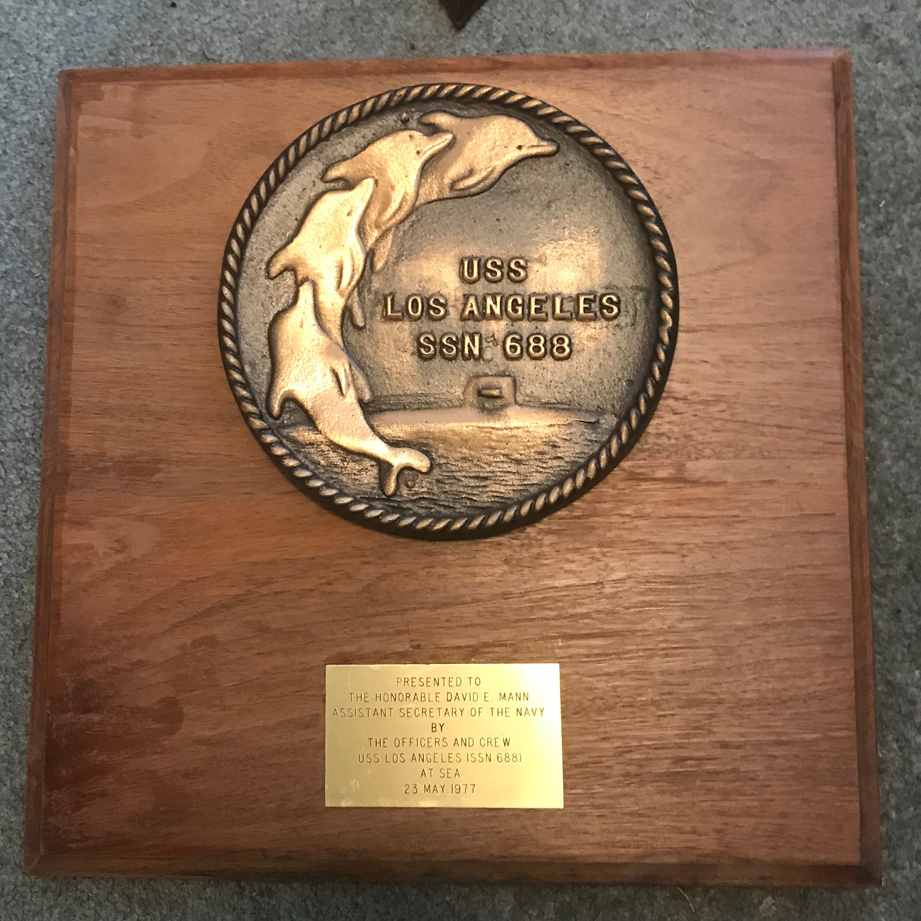 Submarine Plaque for sale | Only 2 left at -60%