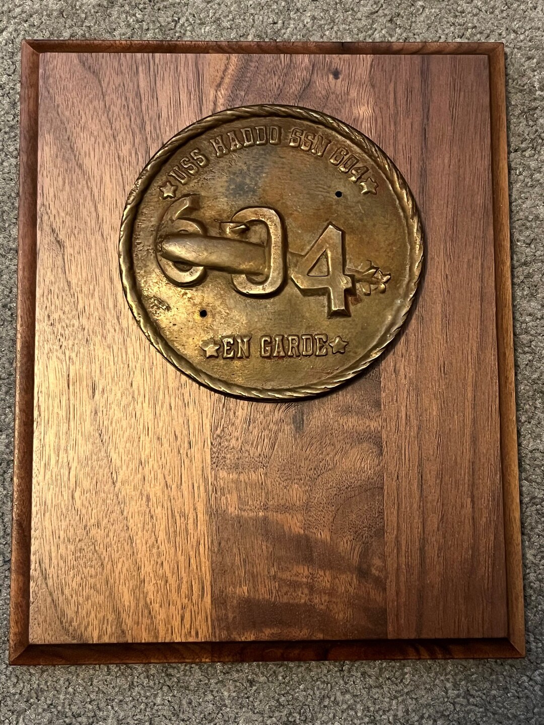 USS Haddo Submarine SSN 604 Brass Plaque - Etsy USS Haddo Submarine SSN 604 Brass Plaque - Etsy