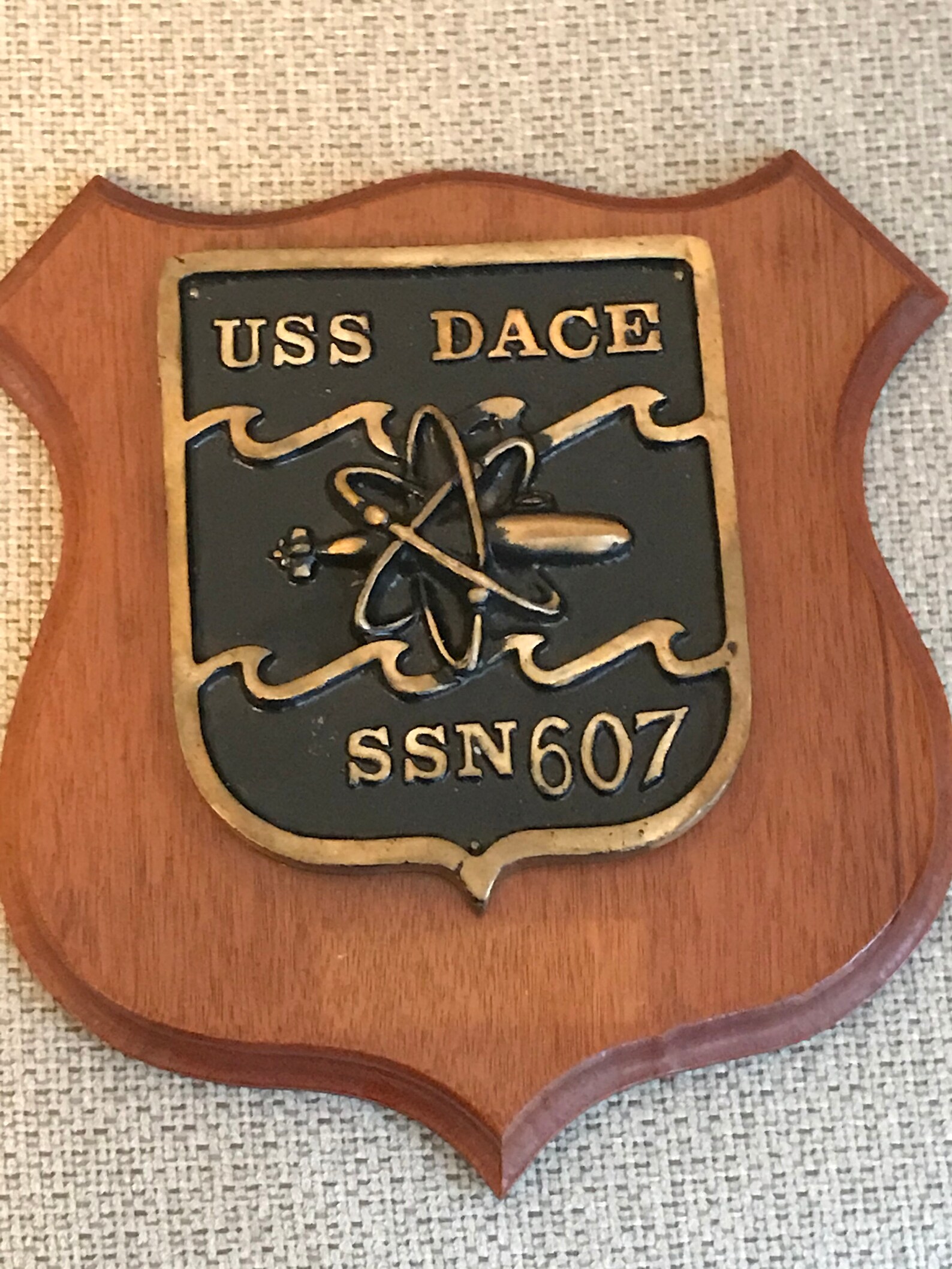 USS Dace Submarine SSN 607 Brass Plaque - Etsy USS Dace Submarine SSN 607 Brass Plaque - Etsy