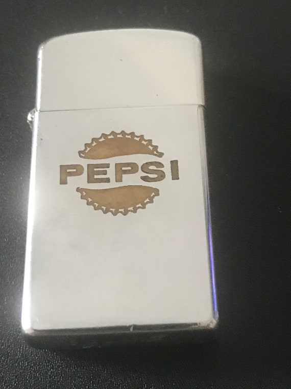 Pepsi Zippo Slim Advertising Lighter 1963 Used - Etsy
