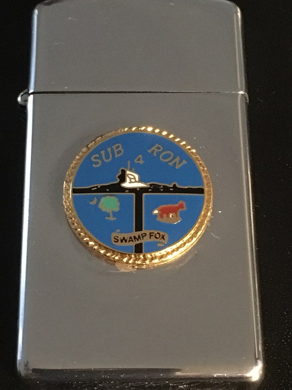 Submarine Squadron 4 SUBRON 4 Swamp Fox Navy Zippo Slim | Etsy