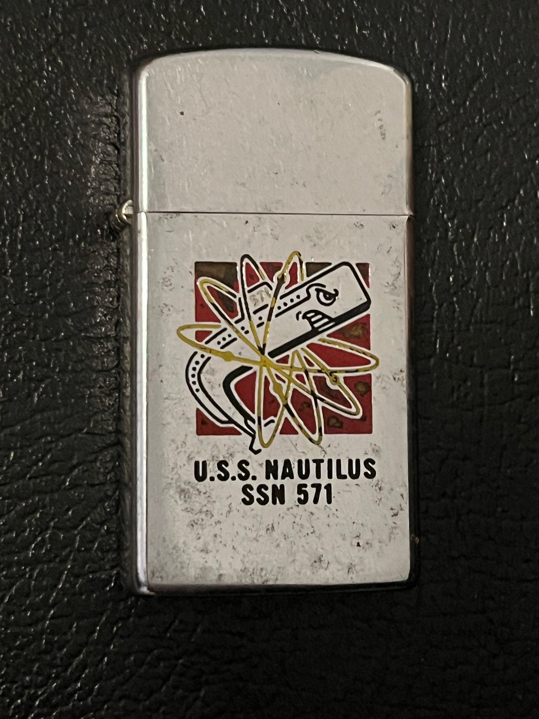 USS Nautilus Submarine SSN 571 Zippo Slim Lighter - 1963 Used - Etsy