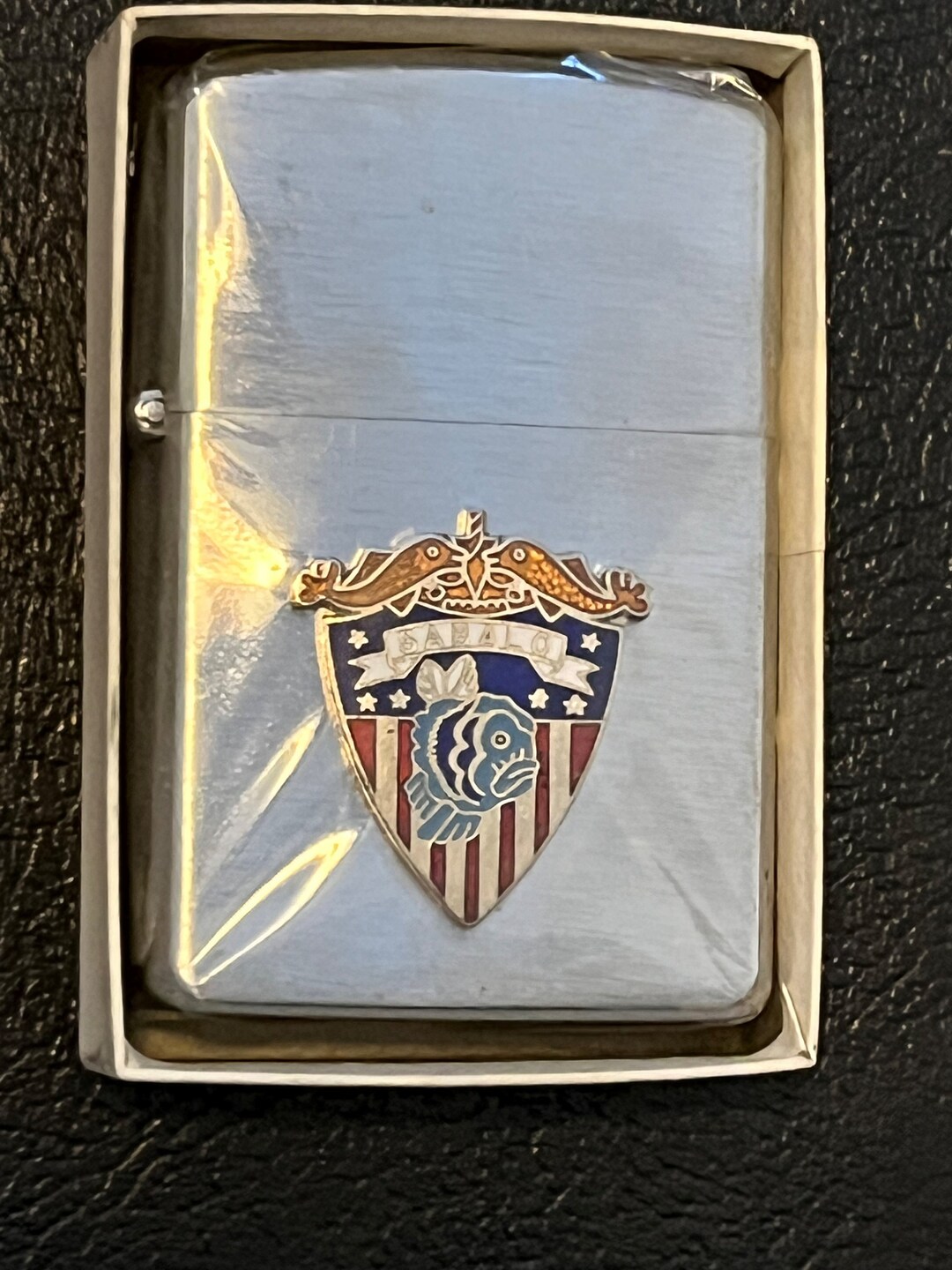 NOS USS Sabalo Submarine SS 302 Penguin Lighter New 1950's - Japan in ...