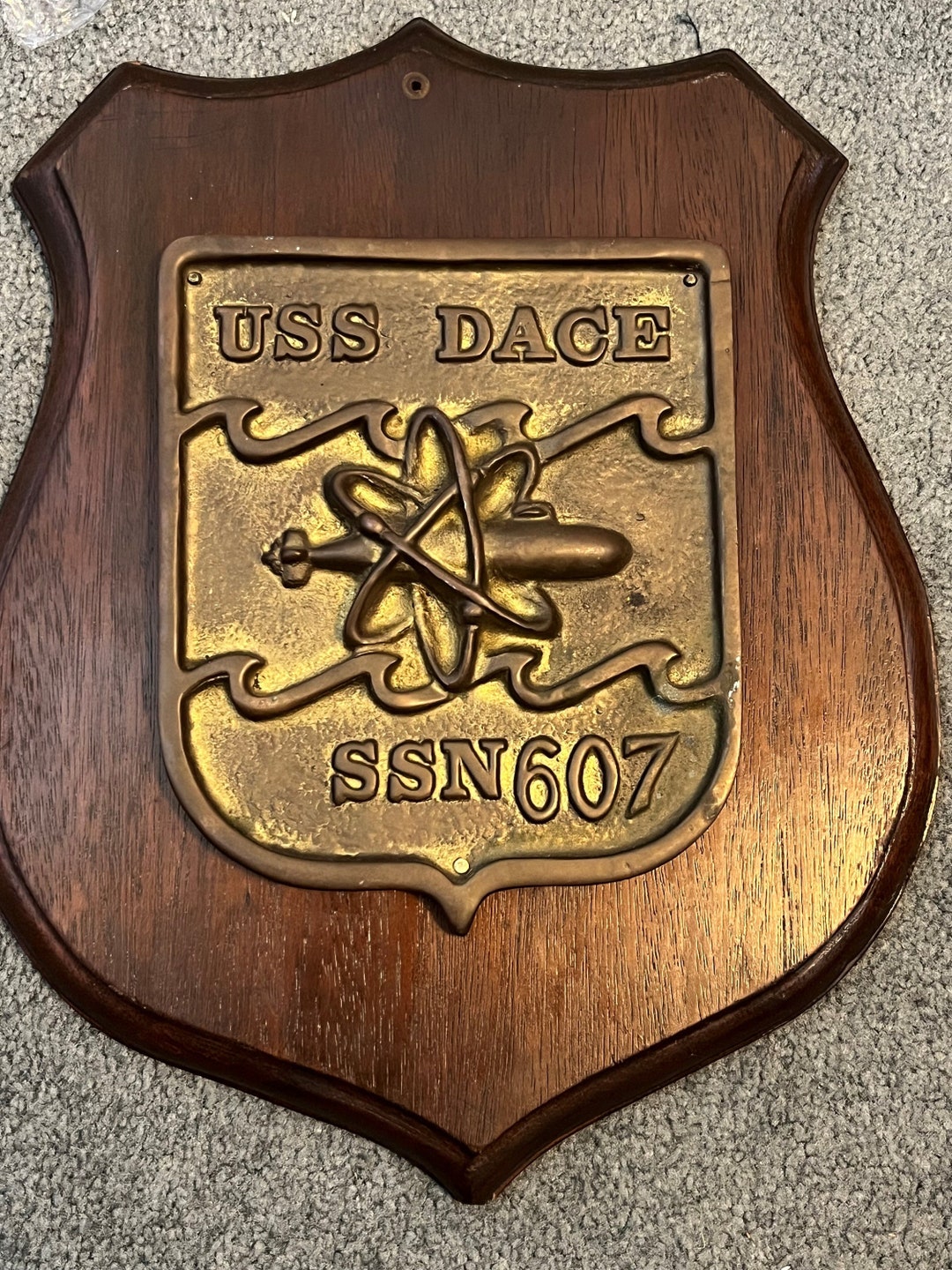 USS Dace Submarine SSN 607 Brass Plaque - Etsy USS Dace Submarine SSN 607 Brass Plaque - Etsy