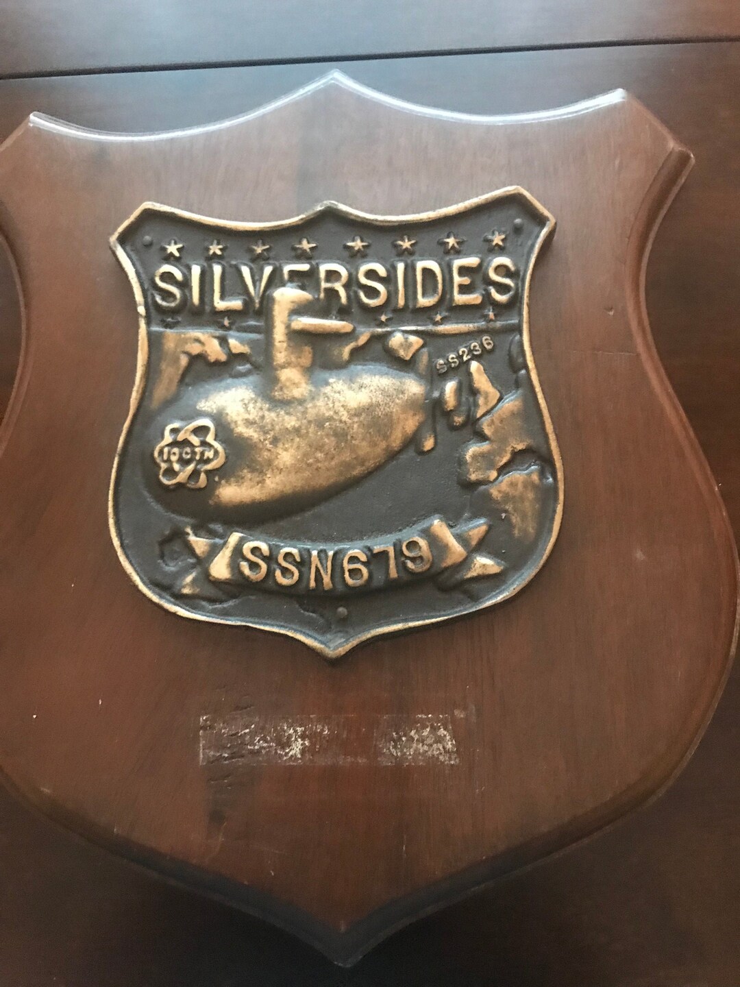 USS Silversides U-Boot SSN 679 Messing Plakette - Etsy.de