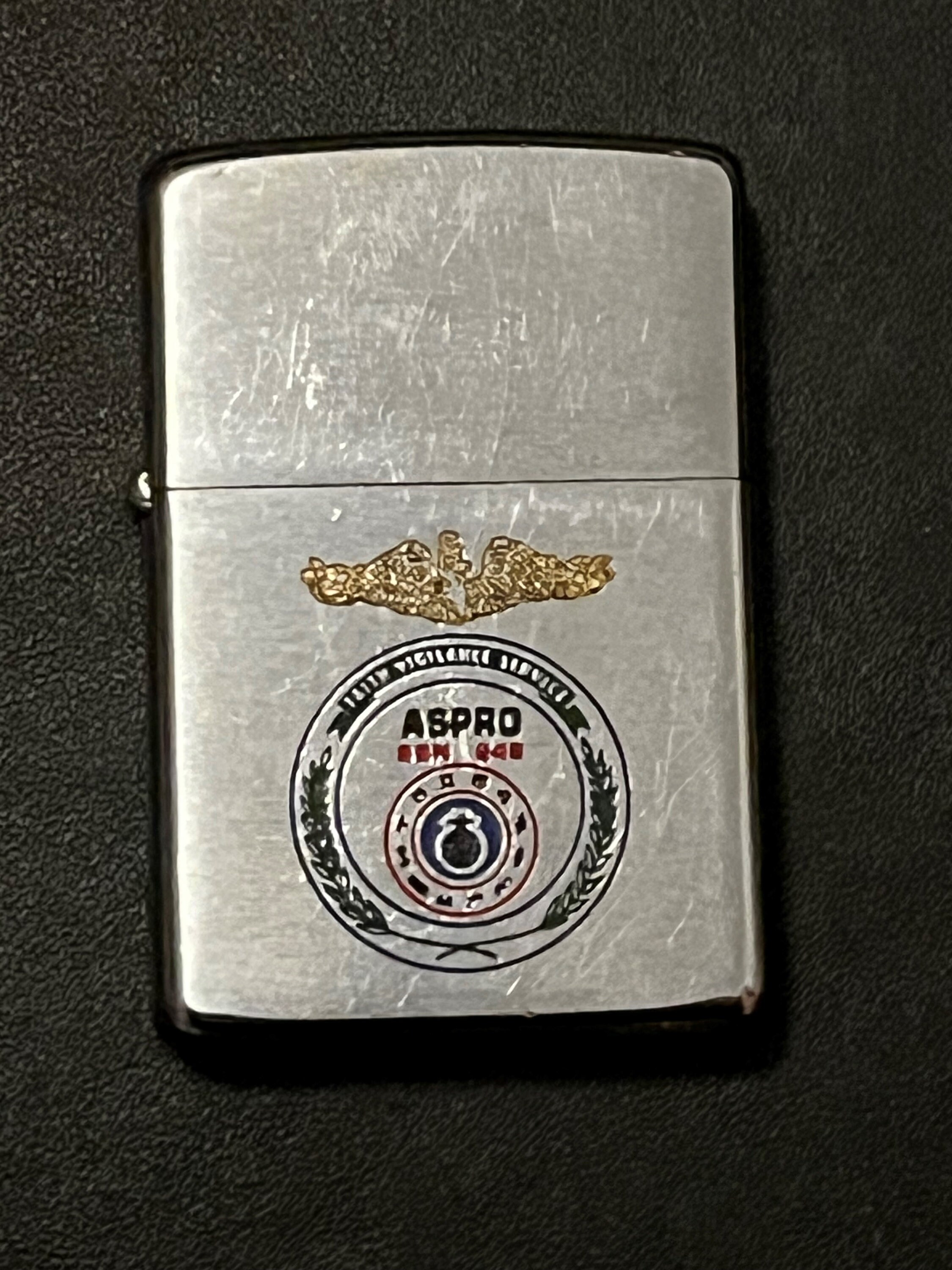 USS Aspro Submarine SSN 648 Zippo Full Size Lighter Used 1969 - Etsy