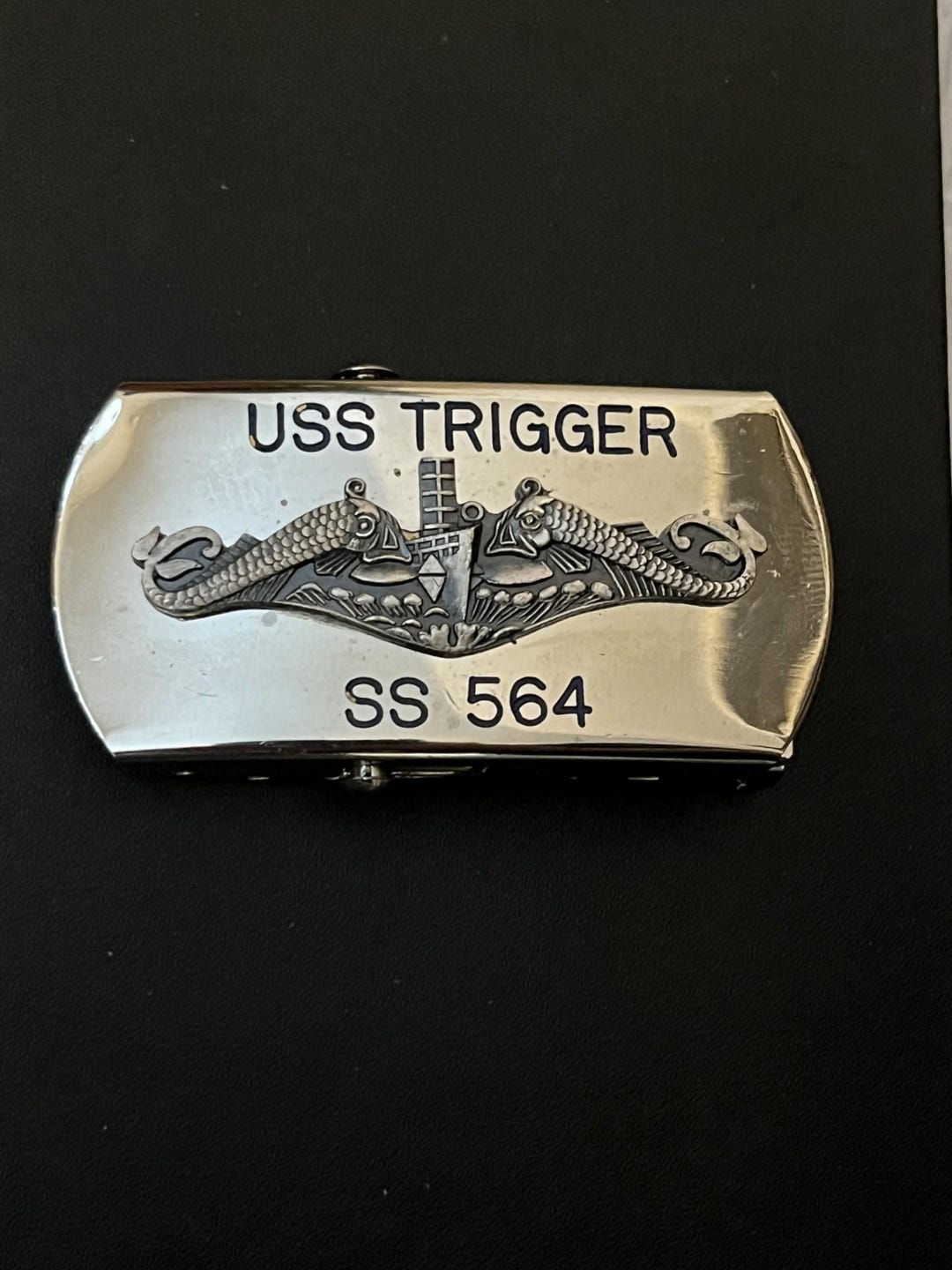 USS Trigger Submarine SS 564 Belt Buckle Used - Etsy