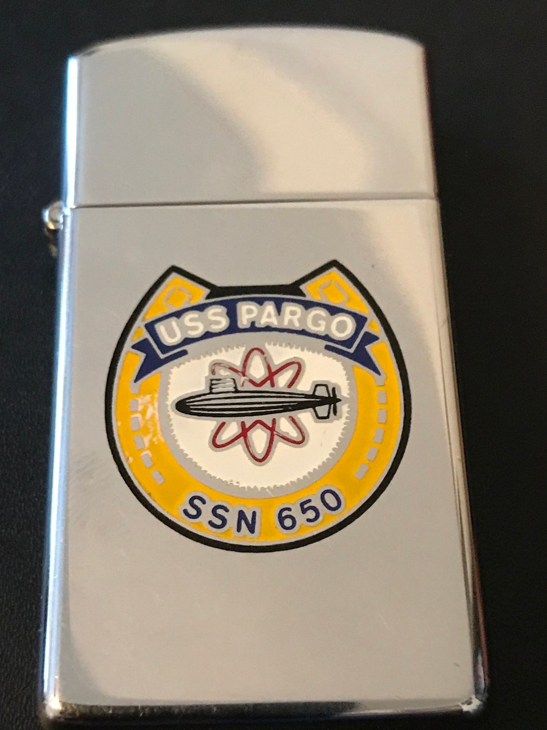 USS Pargo SSN 650 Vintage Zippo Slim Lighter - Used 1982 - Etsy