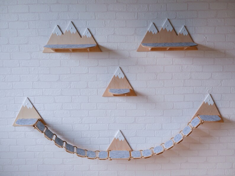 Large Wall-mounted Bridge With Felt for Cats - Etsy