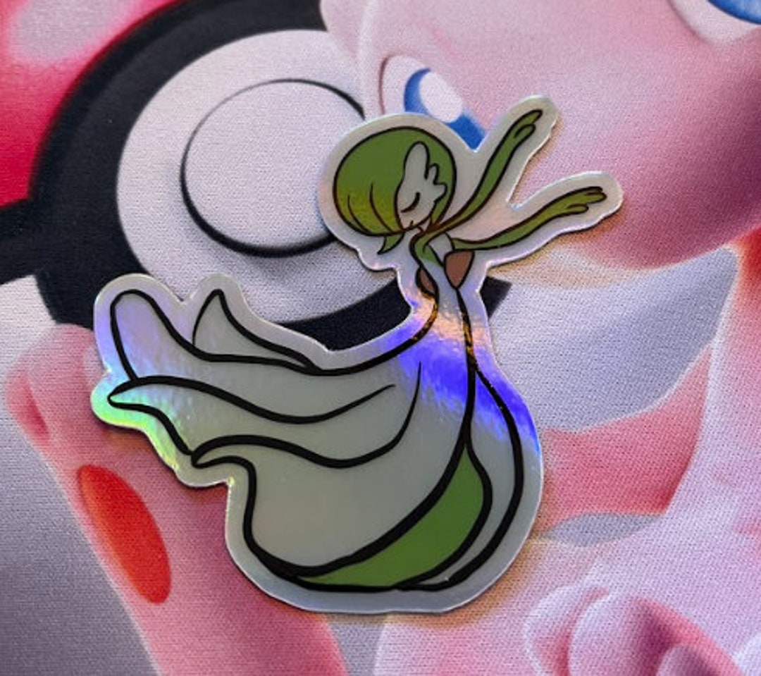 Gardevoir Sticker (pokemon Inspired Holographic Sticker, 3"x3") - Etsy
