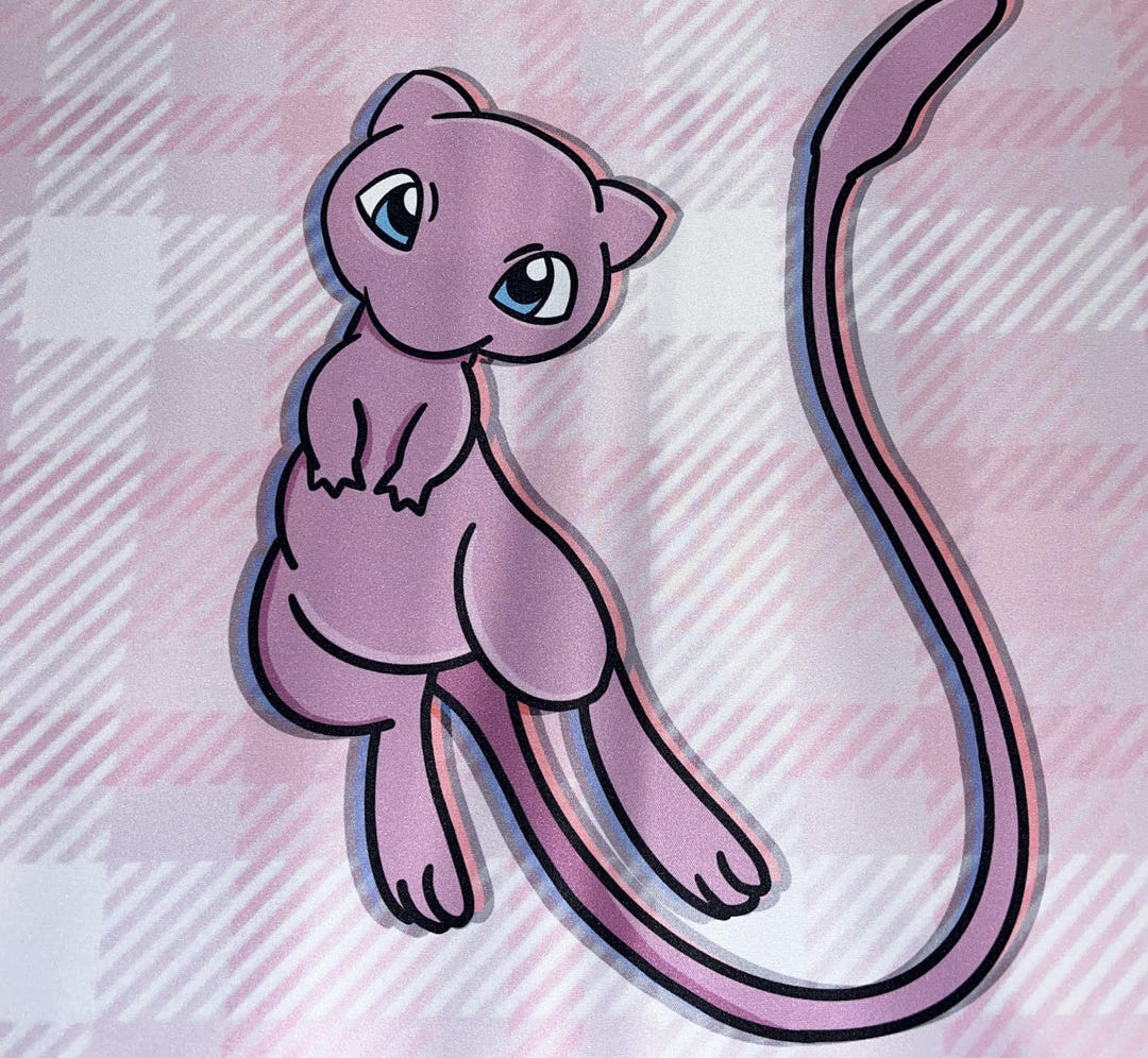 Mew Playmat (14"x24" Custom Playmat or Mousepad) - Etsy