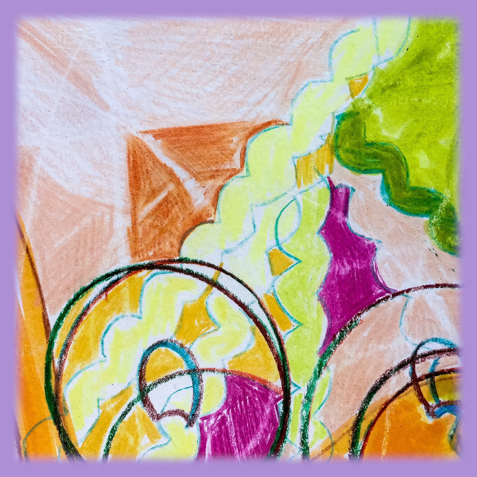 Cat Art. Kids Room Decor. Unique Cat Wall Decor.abstract Cat Painting ...