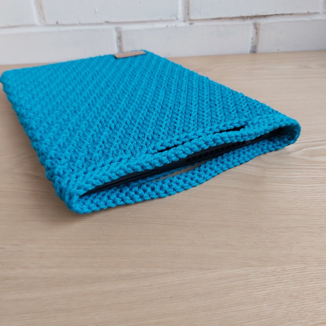 Laptop crochet bag Crochet laptop case Laptop sleeve | Etsy