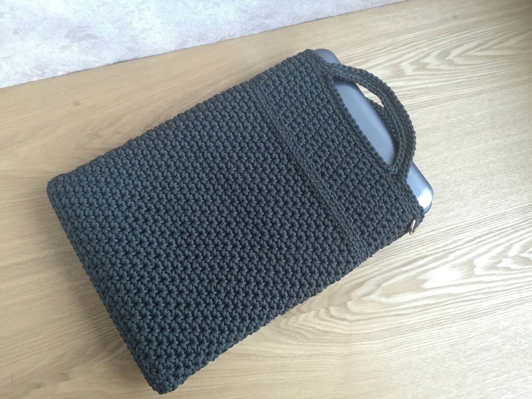Laptop Bag, Crochet Laptop Cover, Laptop Sleeve, Computer Bag, Notebook ...