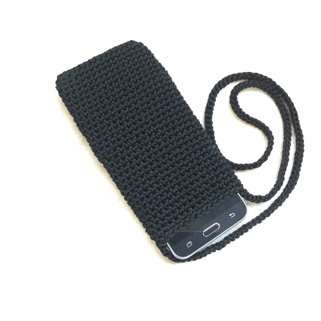 Crochet iPhone Cover, Knit Phone Case, Handmade Smart Phone Sleeve ...