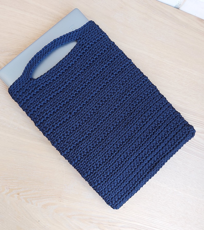 Notebook case Crochet Laptop bag Laptop sleeve Laptop | Etsy