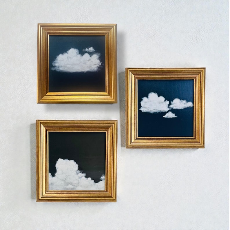 Framed Storm Clouds Giclee Print Bundle: Small Original Art - Etsy