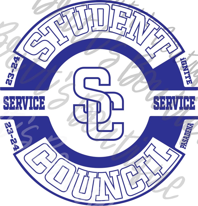 Student Council Logo Personalized - Etsy