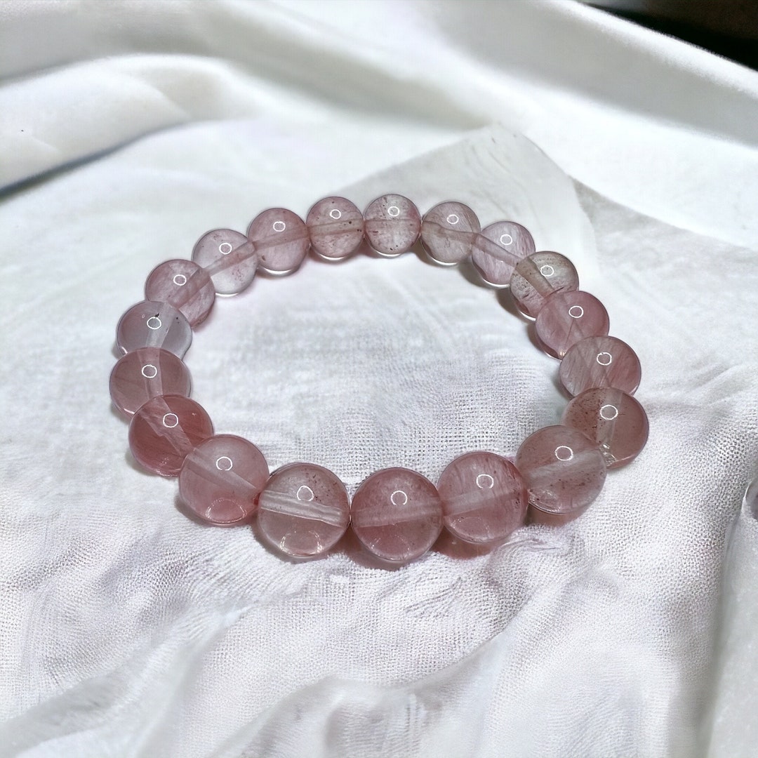 Pink Blush Opal Round One Size Fits Most Nickel-free Glass Beads - Etsy