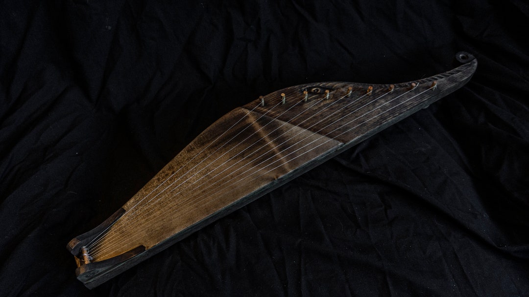 Gusli "fish", Finnish Kantele, Gusli, Kokle, Medieval Harp, Psaltery ...