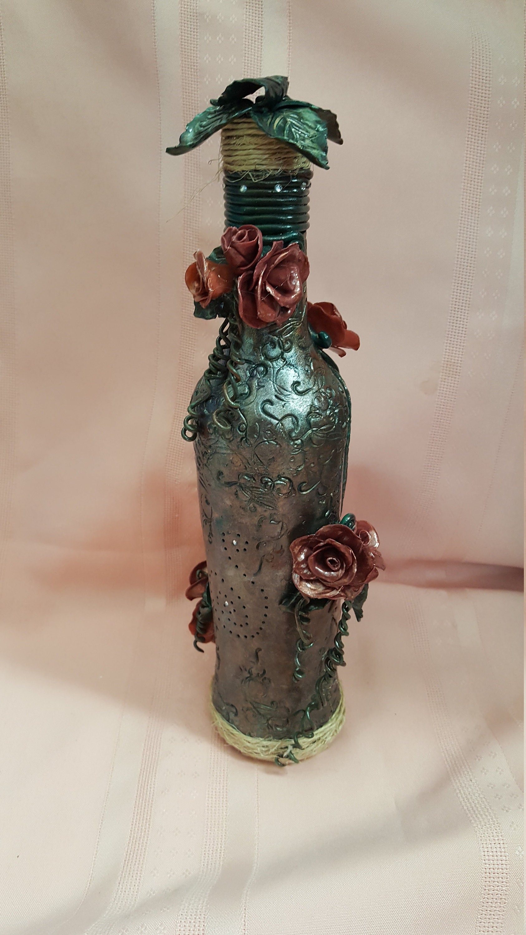 MADE TO ORDER - Decorative Wine Bottle - Etsy