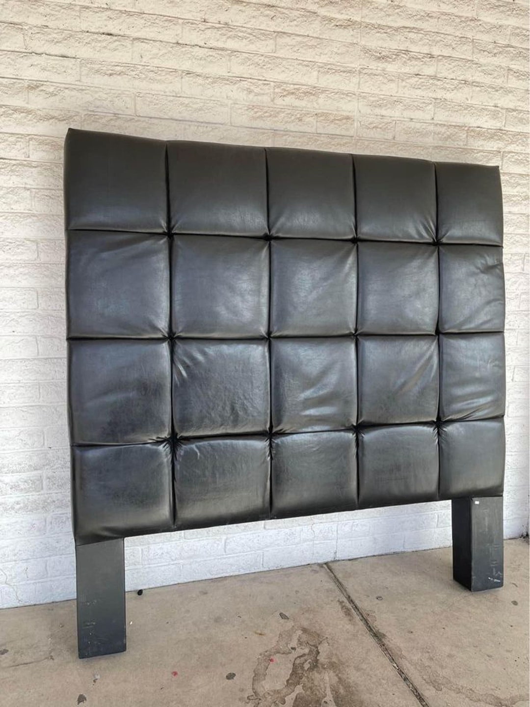 Extra Large Padded, Leather Headboard - Etsy