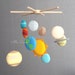 Solar system mobile Space mobile Planet mobile Outer space | Etsy