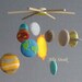 Solar system mobile Space mobile Planet mobile Outer space | Etsy