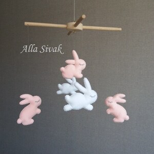 Bunny Baby Mobile, Rabbit Mobile, Peter Rabbit Mobile, Bunny Nursery ...