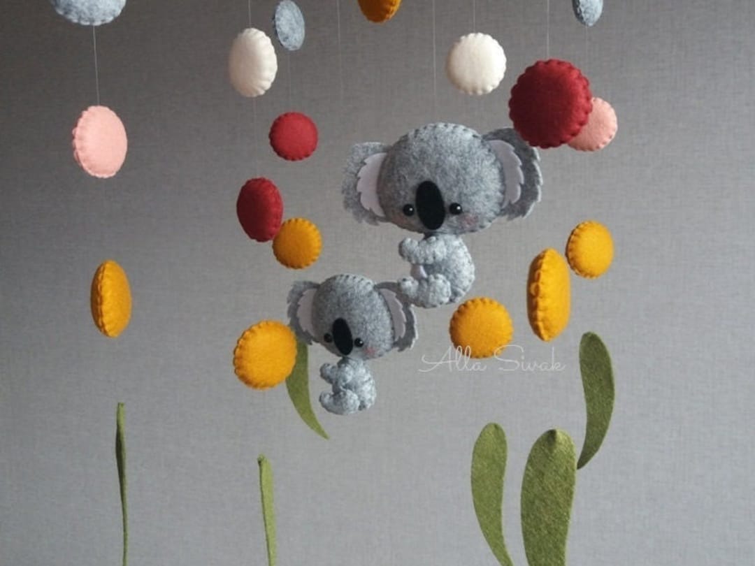 Koala Mobile, Baby Mobile, Australian Mobile, Koala Nursery Decor ...