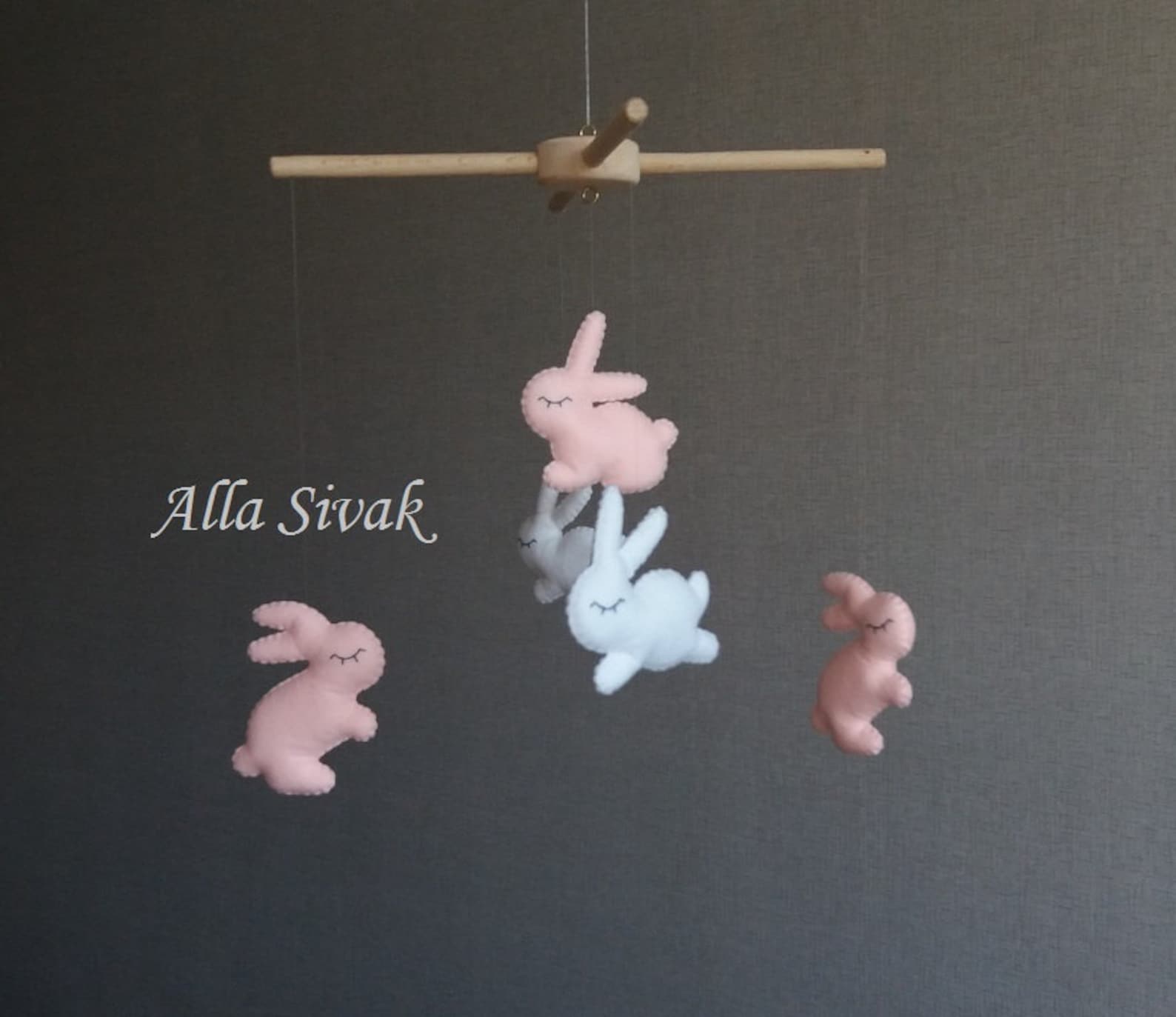 Bunny baby mobile Rabbit mobile Peter rabbit mobile Bunny | Etsy