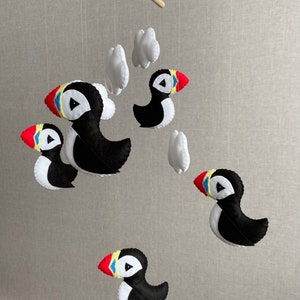 Arctic Baby Mobile, Penguin Mobile, Contrast Mobile, Nordic Nursery ...