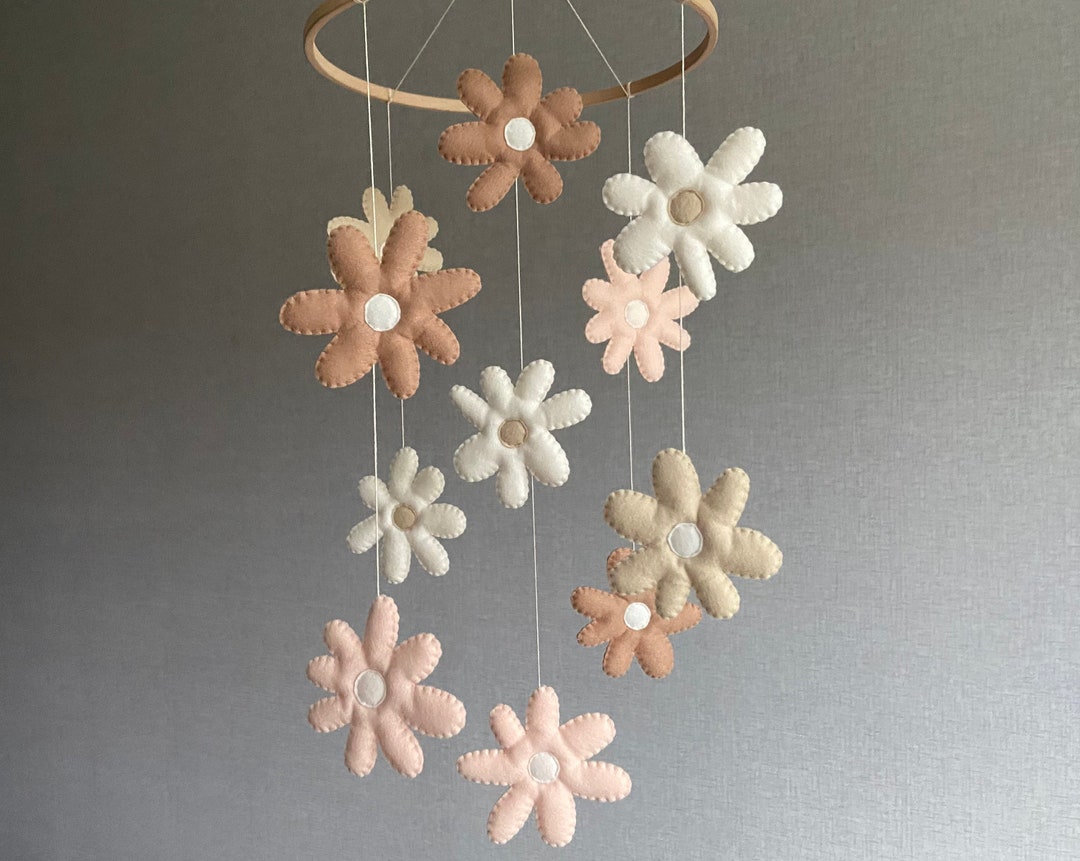 Baby Mobile Neutral Baby Mobile Daisy Mobile Mobile Baby - Etsy