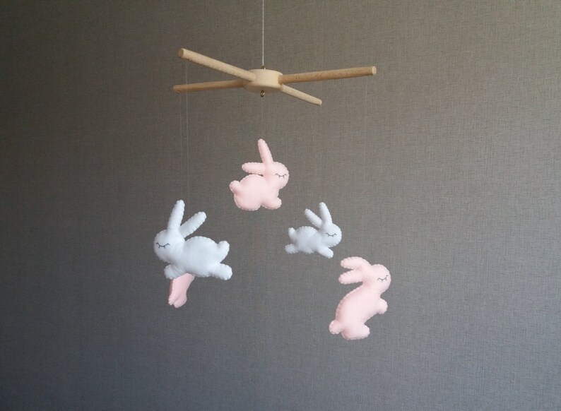 Bunny Baby Mobile Rabbit Mobile Peter Rabbit Mobile Bunny - Etsy