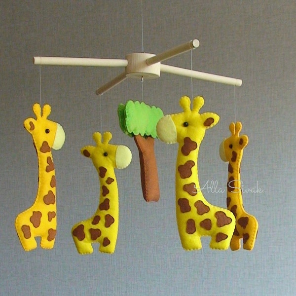 Giraffe Mobile - Etsy